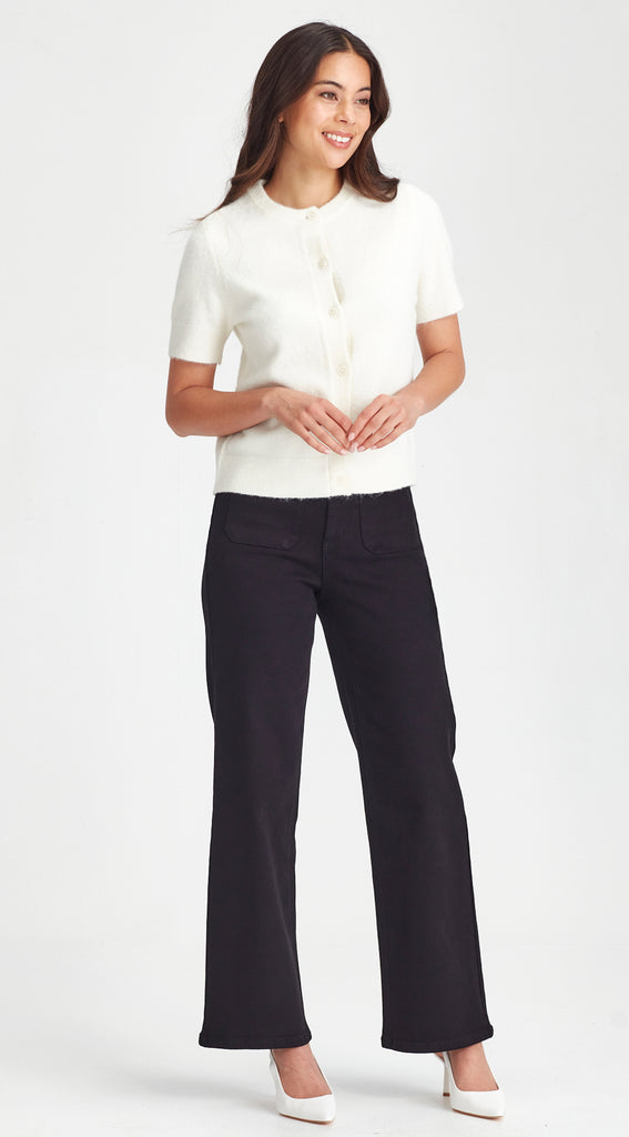 LIBBY | Short Stuff Wide Leg Jean Black – junkfoodjeans